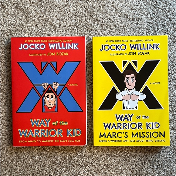 Toys | Way Of The Warrior Kid Book Set By Jocko Willink Red And Yellow ...
